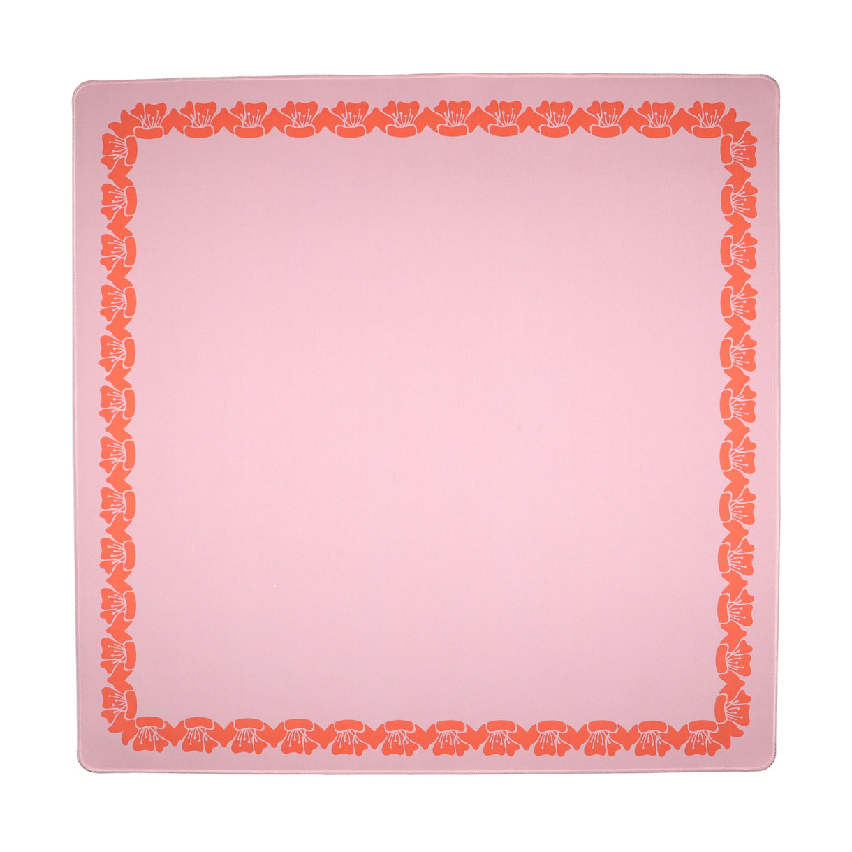 Pink & Coral Flower Border Mahjong Mat – The Mahjong House